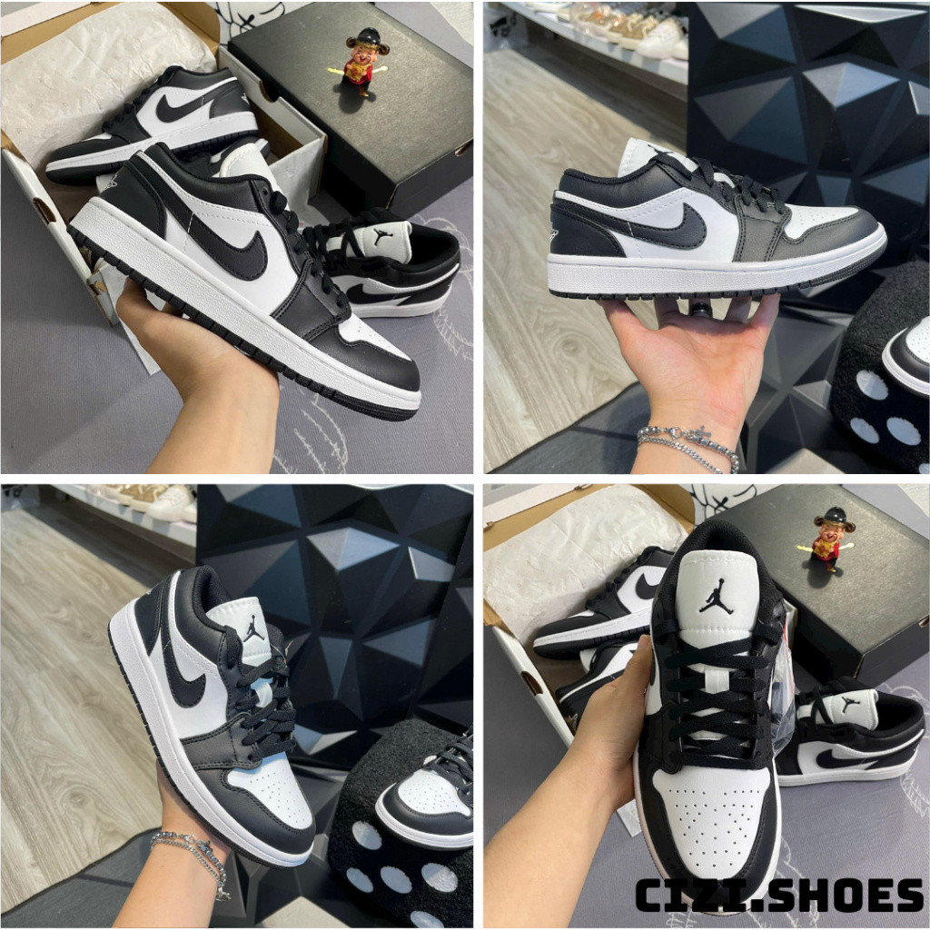 Jordan panda shoes low cut black and white panda shoes black and white ...