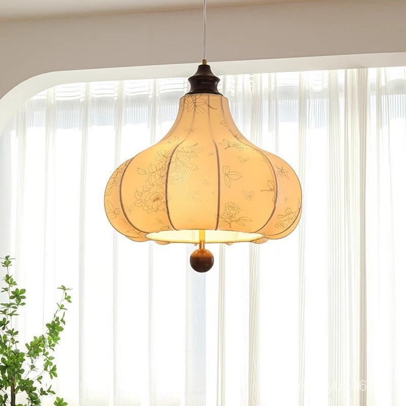 French Medieval Restaurant Chandelier Retro Solid Wood Bedroom Light ...
