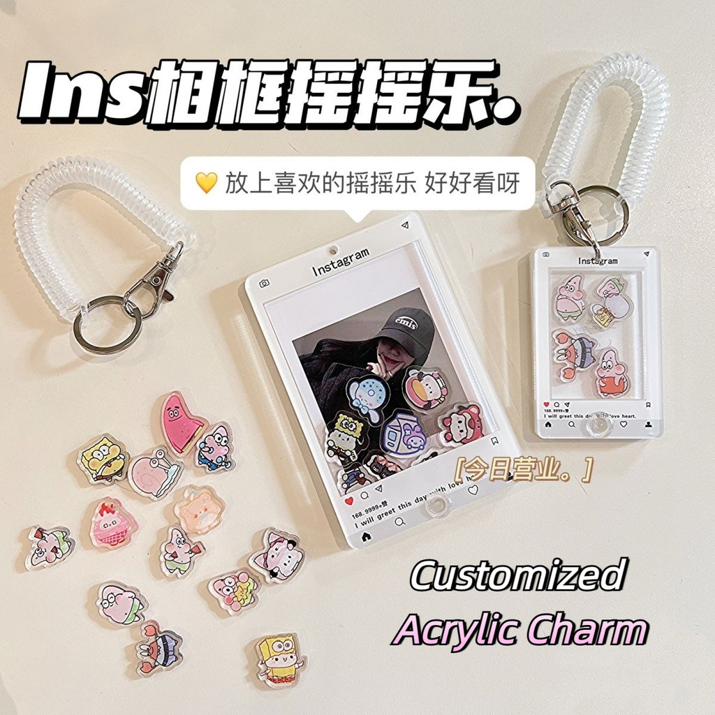 Customized Acrylic Photo Frames Spring Card Holder emoji Star Couple ...