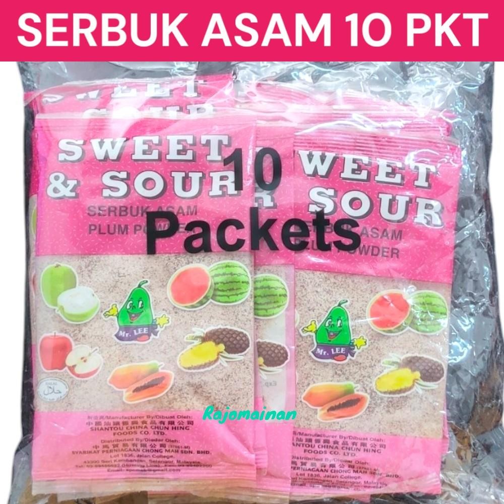 Asam Serbuk Buah Sweet Sour Plum Powder Dried Food 10 Pkt | Shopee Malaysia