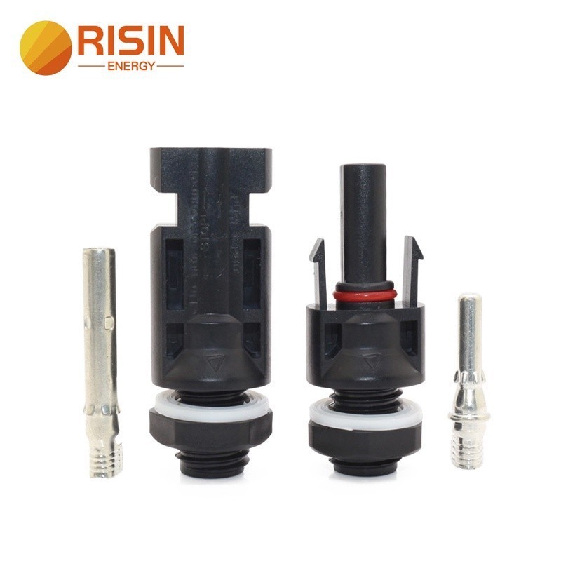 Risin Good Price Solar Photovoltaic Bulkhead MC4 PV Connector Solar ...