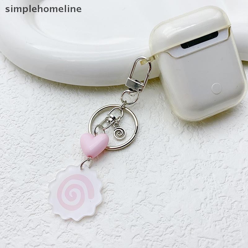 SLMY Y2K Aesthetic Pink Fish Board Keychain Sweet Cute Keyring Girly ...