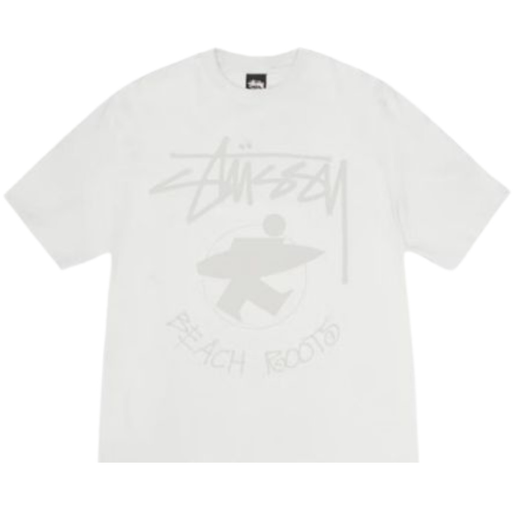 STUSSY BEACH ROOTS TEE - WHITE | Shopee Malaysia