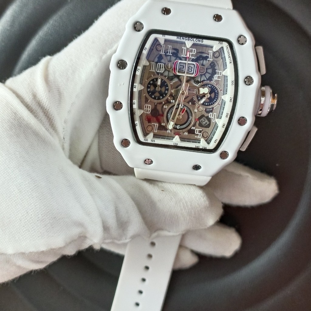 Celebrity Style Full Color Ceramic Running Second Six-Hand High-End ...