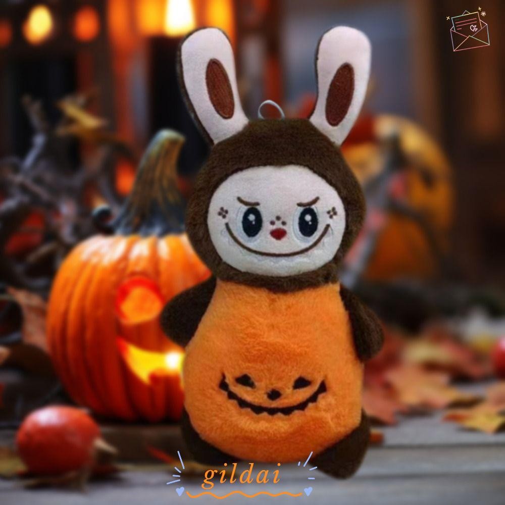 GILDAI Labubu Pumpkin Doll, POPMART Plush Labubu Box, Keychain Bag ...