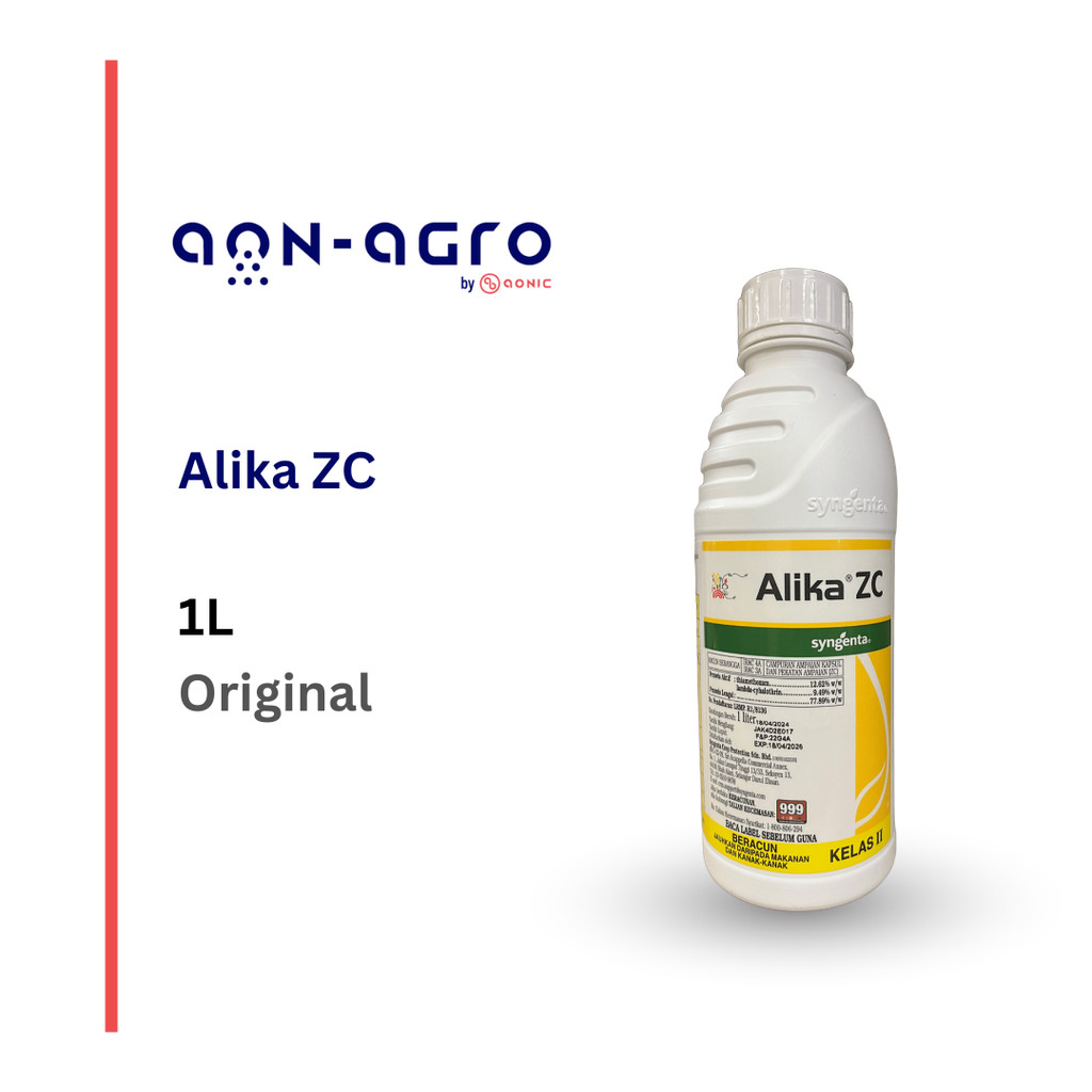 Racun serangga Alika ZC (Thiamethoxam 12.62% & Lambda-cyhalothrin 9.49% ...
