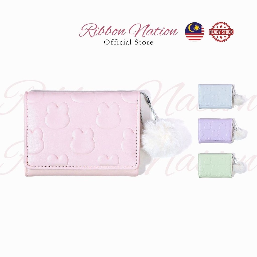 🎀 🇲🇾 𝐑𝐄𝐀𝐃𝐘 𝐒𝐓𝐎𝐂𝐊 🇲🇾🎀 Bunny Wallet Cute Waterproof Dompet Student Pastle ...
