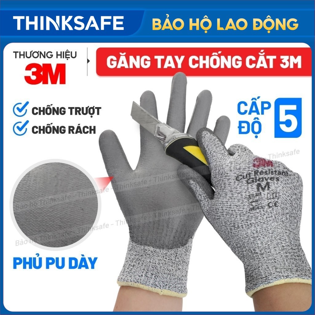 3M cut-resistant gloves level 1 - level 5, Anti-slip, Mechanical hand ...
