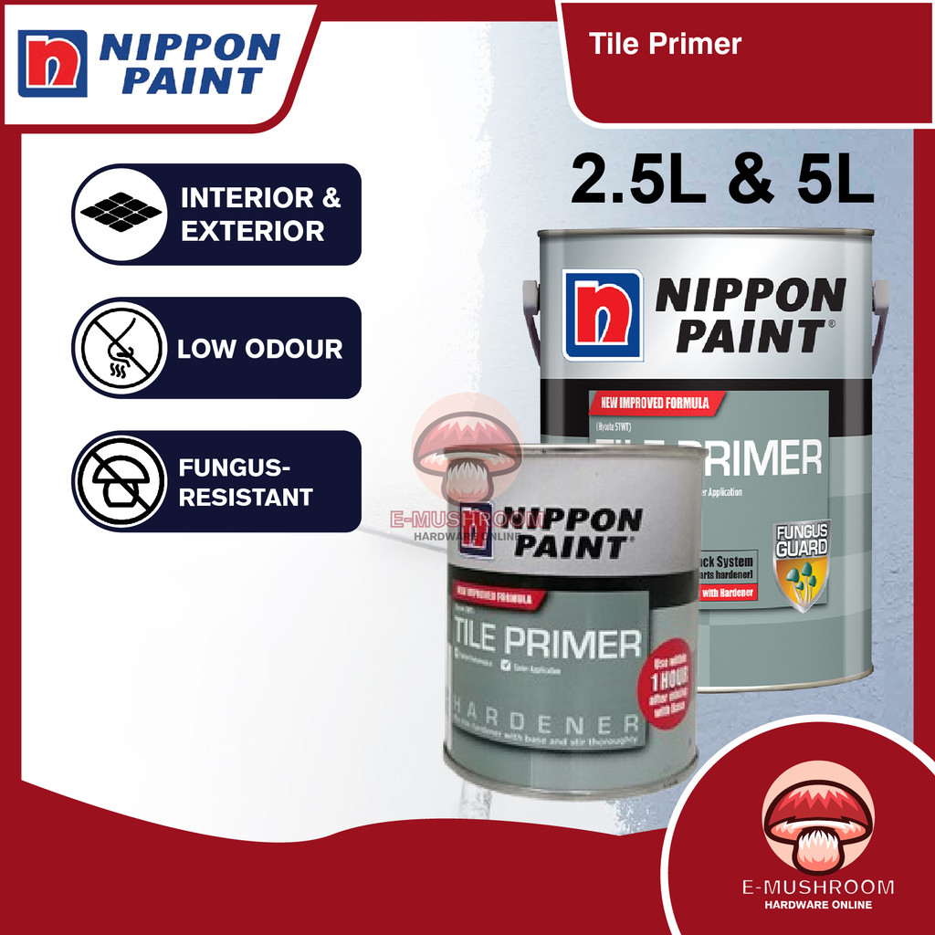 Nippon Paint Tile Primer Two Component Water Thinned Epoxy Primer ...