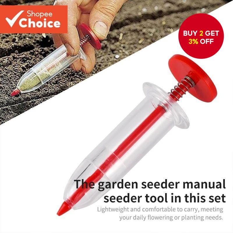 Syringe Seeder Mini Sowing Seed Dispenser Garden Seed Sower Planter ...