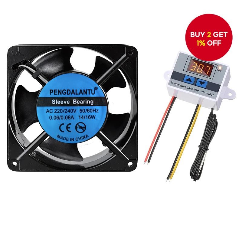 Electrical Circuitry Parts W3001 220V Digital Temperature Controller ...