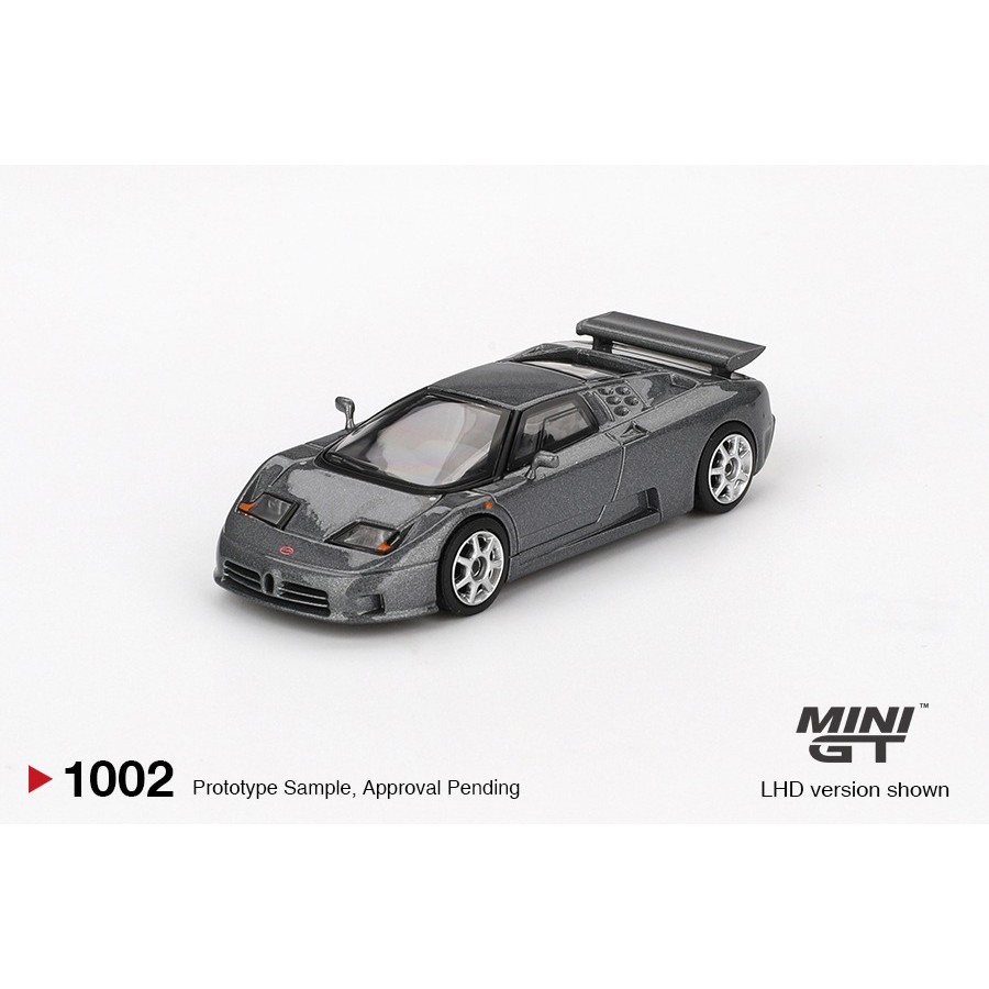 (PRESALE) MINI GT 1/64 #1002 BUGAT TI EB110 SUPER SPORT DARK GREY ...
