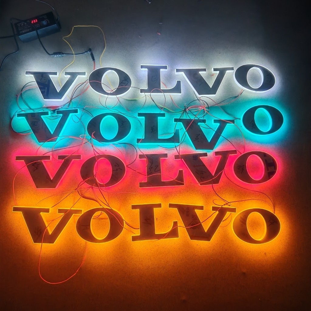 VOLVO Luminous Letters, Large Size, FMX Truck LED Mesh Lights, Truck ...