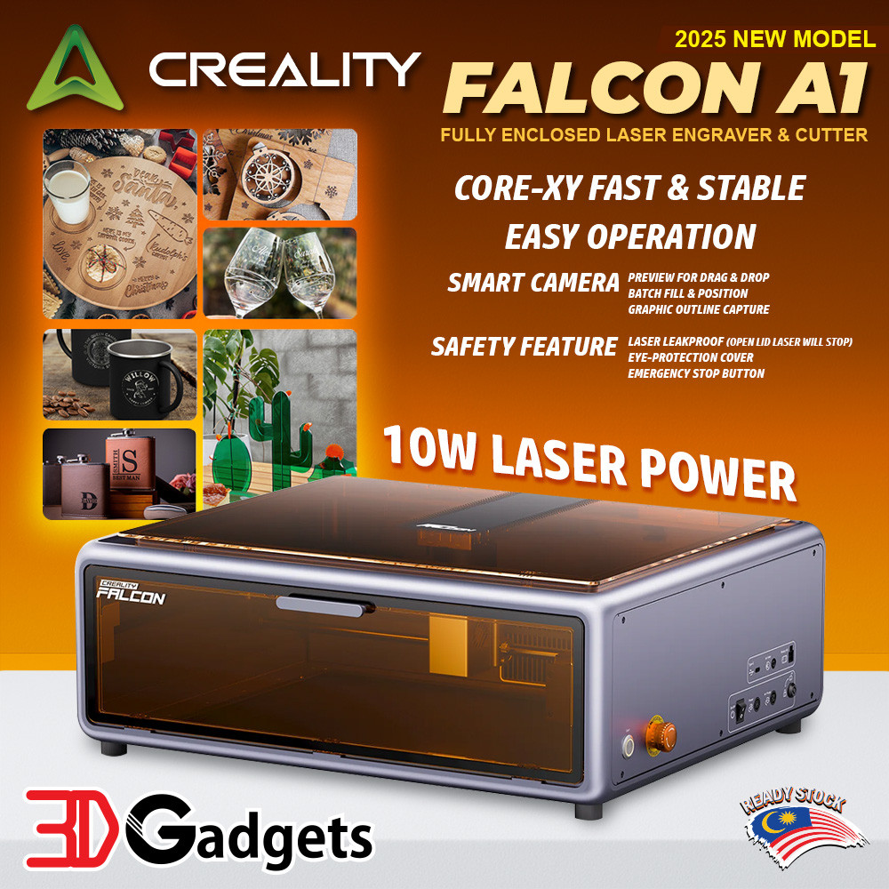 Creality Falcon A1 10w Laser Power with Smart Camera / CoreXY Fast ...