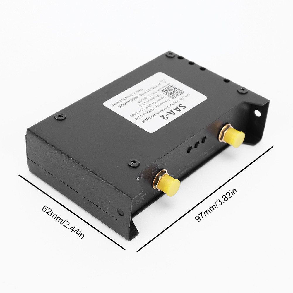 NanoVNA V2 HF VHF UHF VNA 2.8Inch Display SAA-2 Antenna Analyzer Built ...