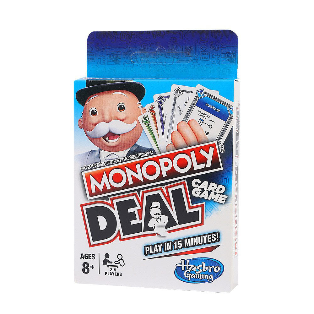 Hasbro Monopoly Deal Card Games For Kids Family Friends Card Game ...