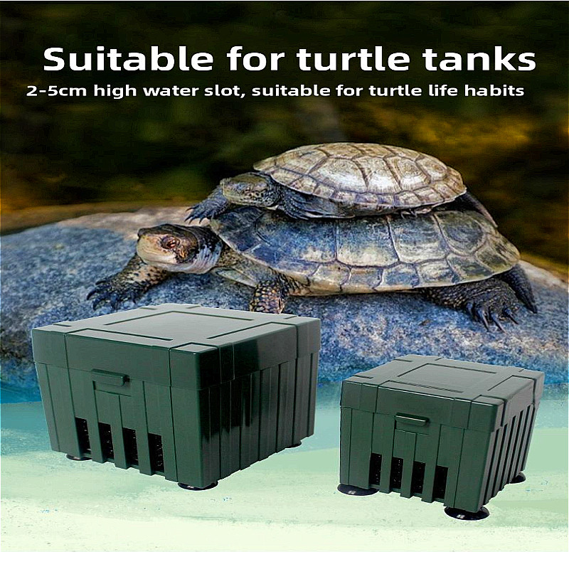 Turtle low water level filter turtle tank feces suction water ...