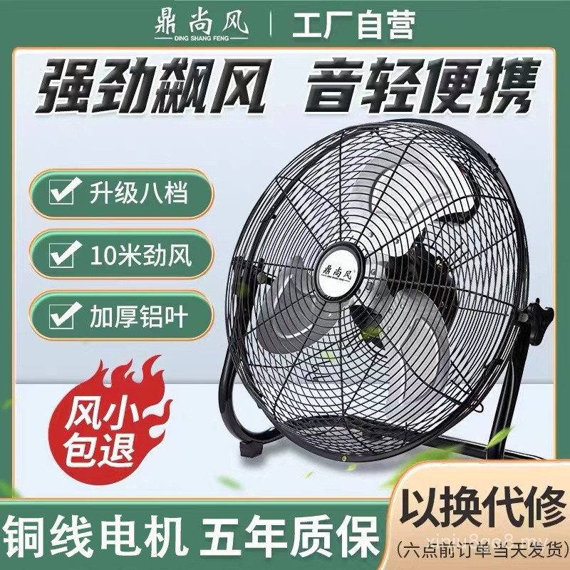 Dingshangfeng Lying Floor Fan Floor Fan Industrial Fan Commercial ...