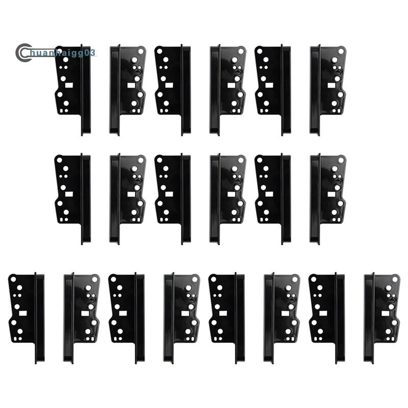 .10 Pair Car Radio Brackets Double Din Stereo Panel Fascia DVD Dash ...