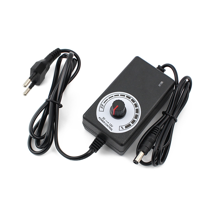 Adjustable Power Adapter Source 3V -12V 2A Power Supply AC-DC 110V 220V ...