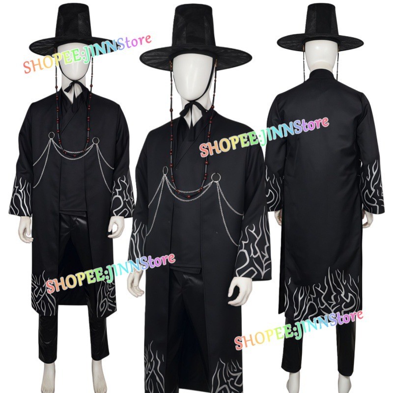 -JINN-Child/Adult Size K-POP DEMON HUNTERS Boy Band Cosplay Costume ...