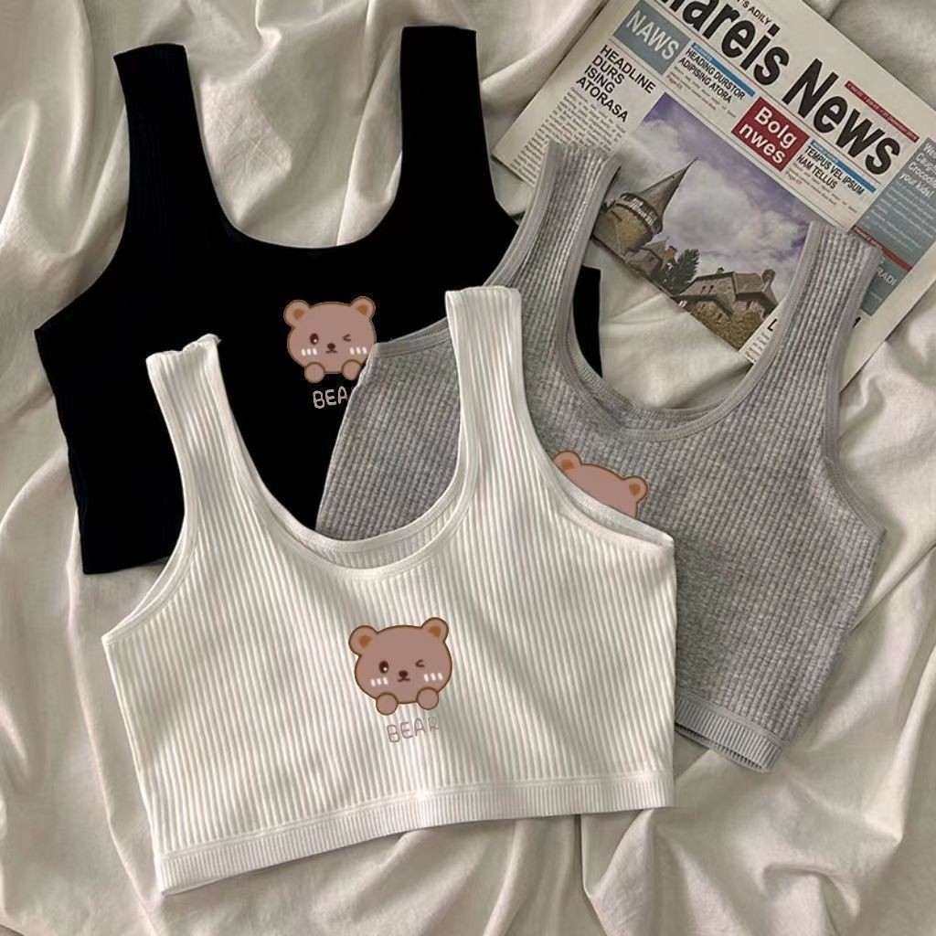 New Cartoon Developmental Double-Layer Vest 7-15 Years Old Girls ...