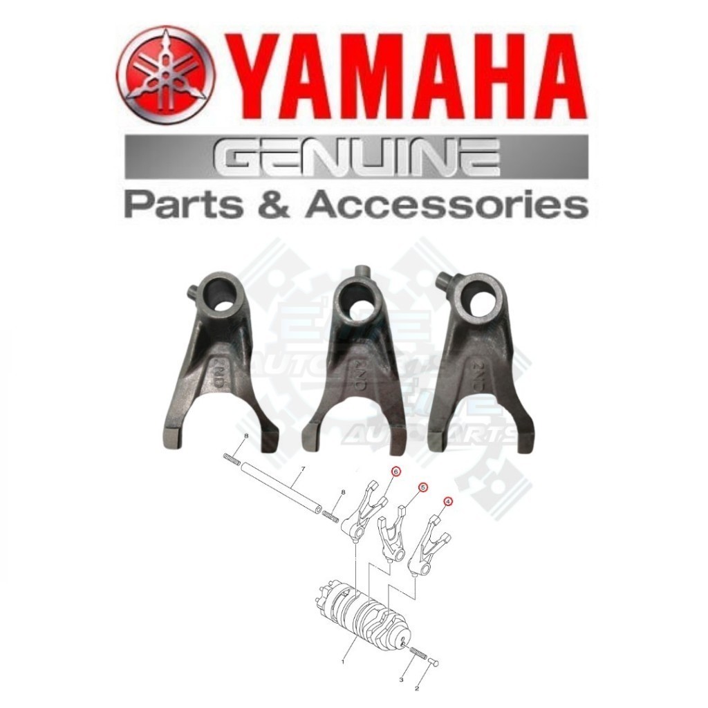 Gear Fork Shift Set [ 2ND-E8511-00,2ND-E8512-00 & 2ND-E8513-00 ] 100% ...