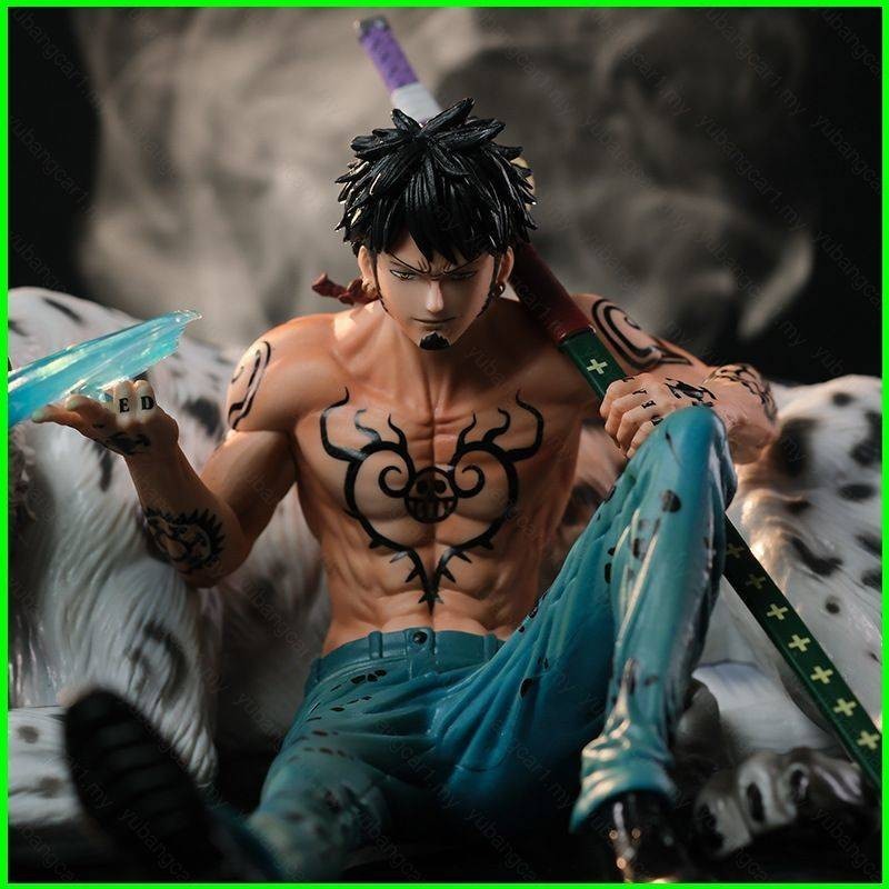 YB ONE PIECE Action Figure Trafalgar Law Mount a snow leopard ...