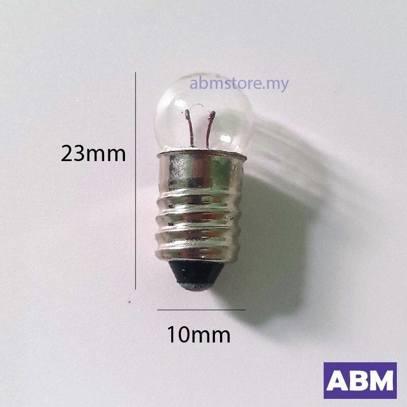 Bulb MES 1.5V / 2.5V / 3.8V / 6V 3W Small Mini Light Bulb E10 (10pcs ...