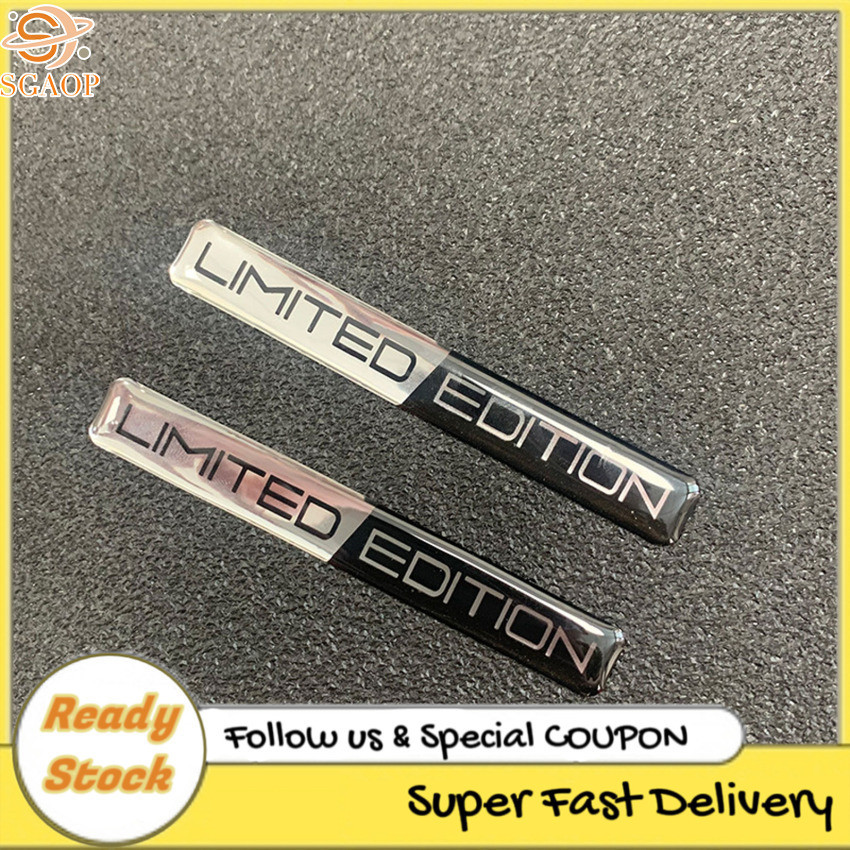 Limited edition logo 3D adhesive sticker Waterproof and sunscreen ...