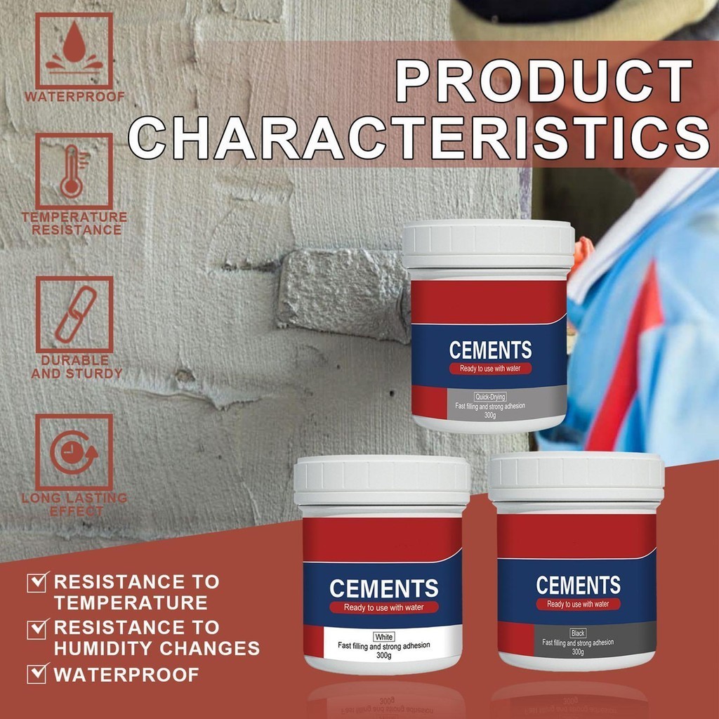 Cement Patch Concrete Repair Crack Filler & Floor Repair Cement Quick ...