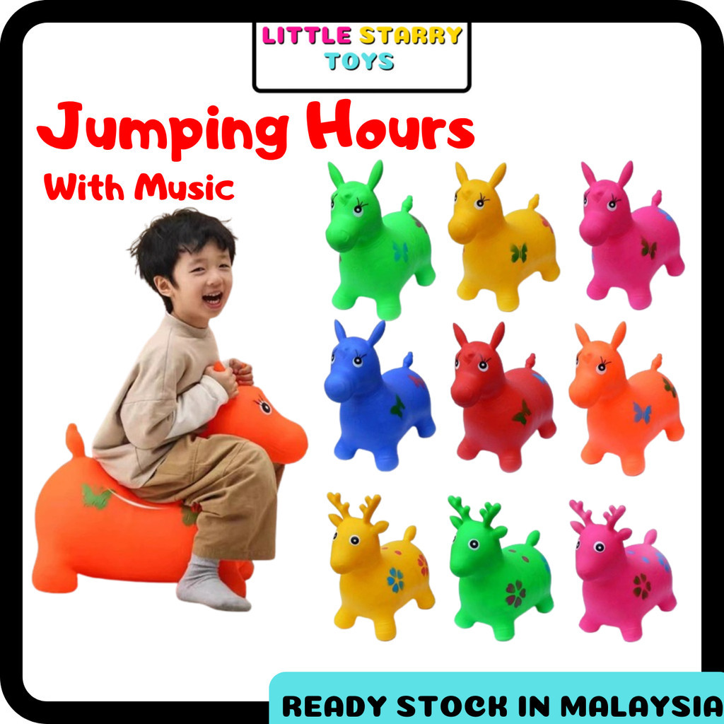 Ready Stocks !!! Inflatable Kids Jumpling Rubber Animals | Shopee Malaysia
