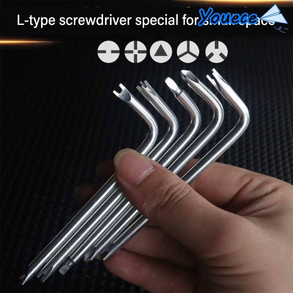 YOUECE Screwdriver, Right Angle Elbow Bend L-Shaped Wrench ...
