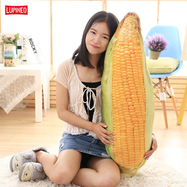 Promotional price!! Plush Simulation Corn Toys Cute Bolster Pillow ...