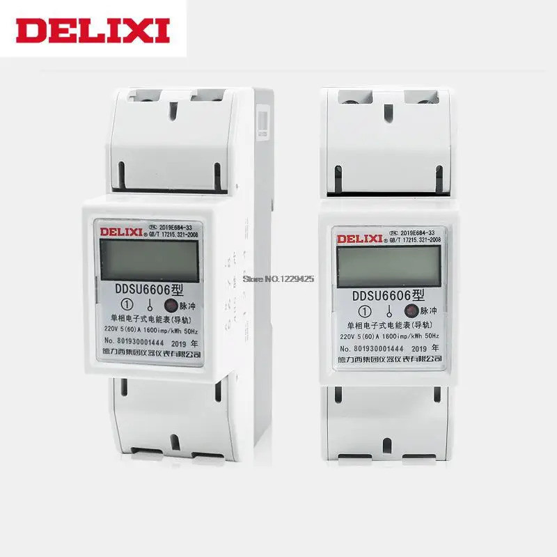 DELIXI DDSU6606 Power Inverter Electric Power Meter Single Phase Rental ...
