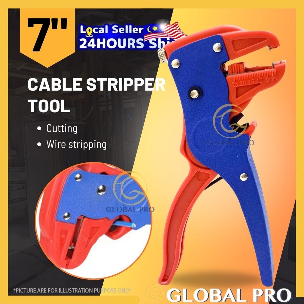 Strip Plier Wire Stripper Cable With Cutter Duckbill Bend Nose Bolt ...