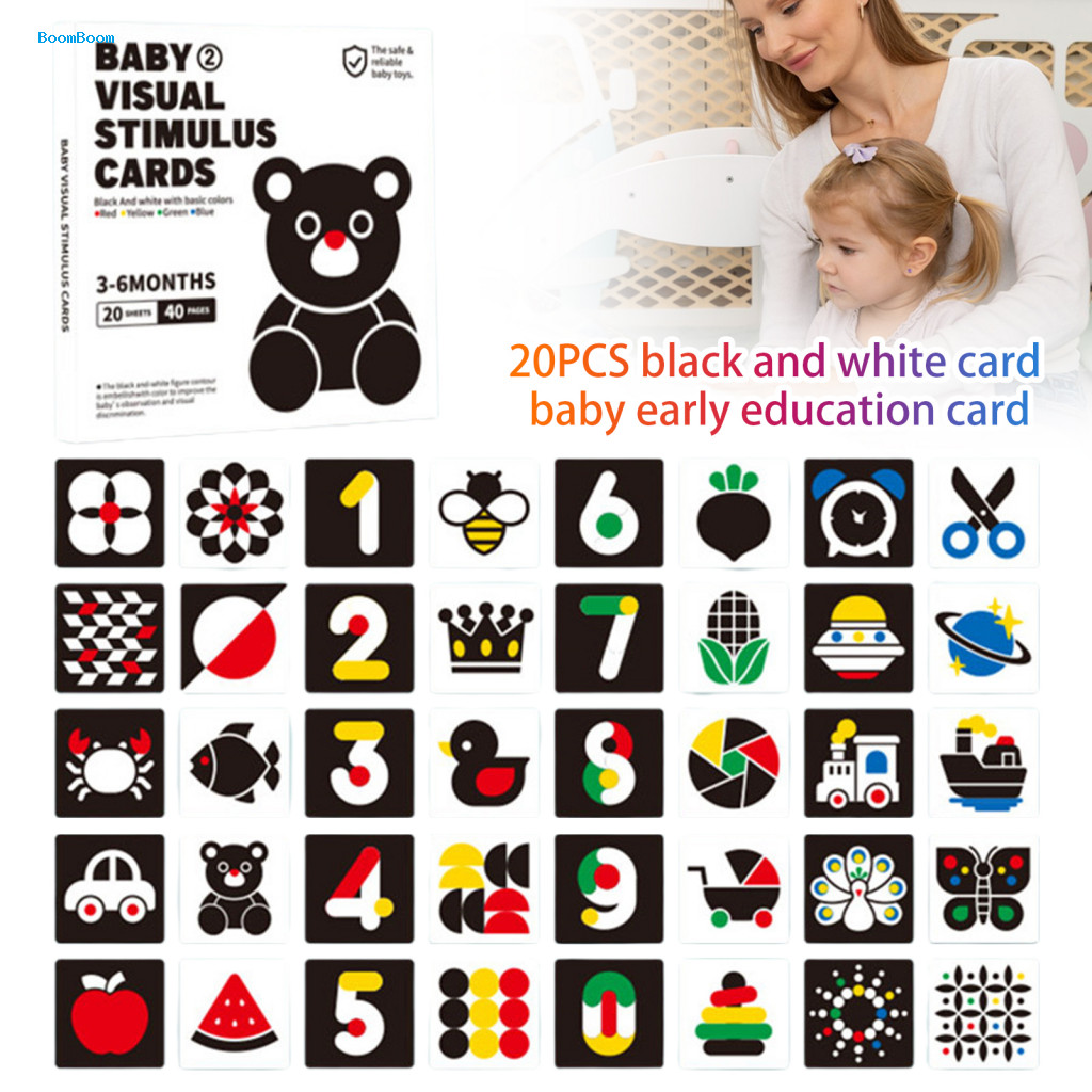 BoomBoom Safe Baby Flashcards High Contrast Flashcards High Contrast ...