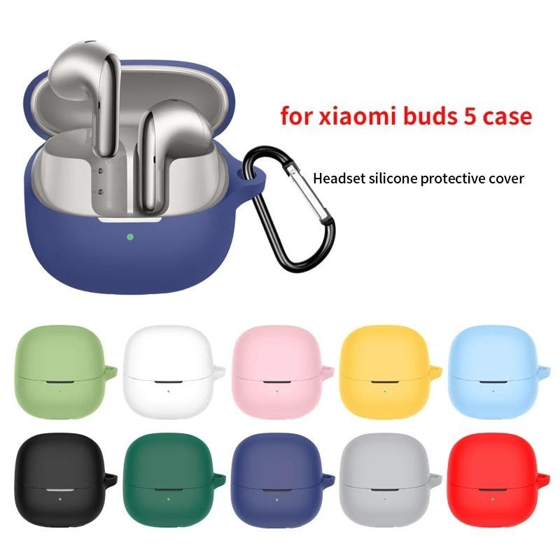 For Xiaomi buds 5 case silicone Non-slip Protect Bluetooth Earphones ...