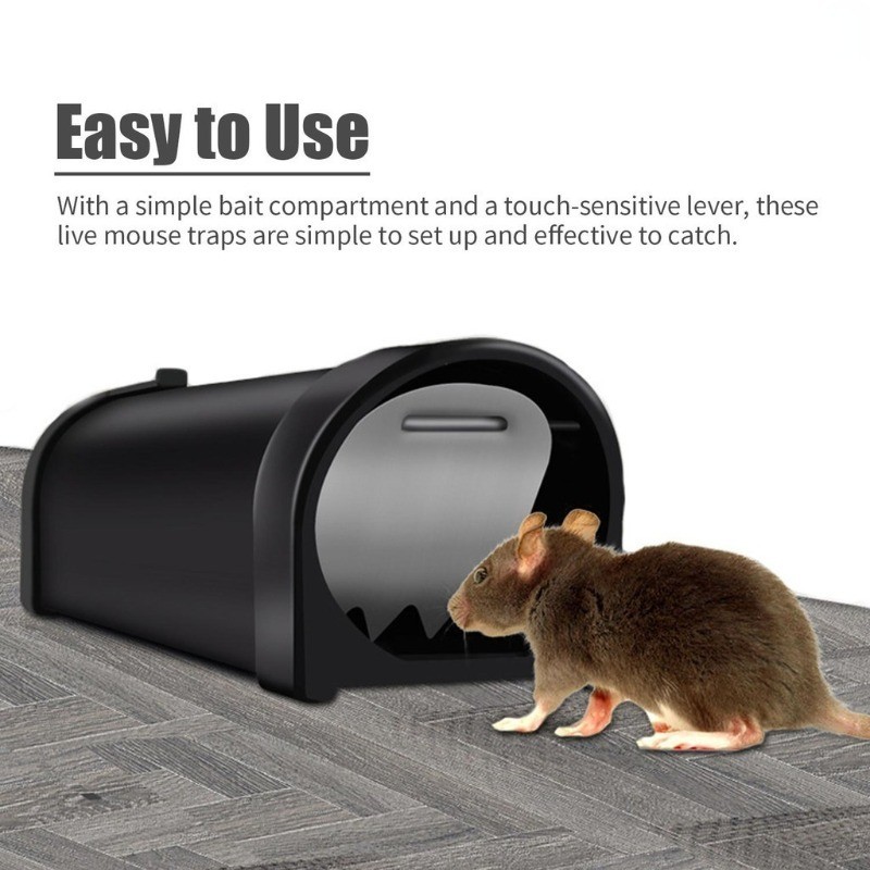 Medium Plastic Rat Trap Catching Mice Alive In A Cage Multi Type Pedal ...