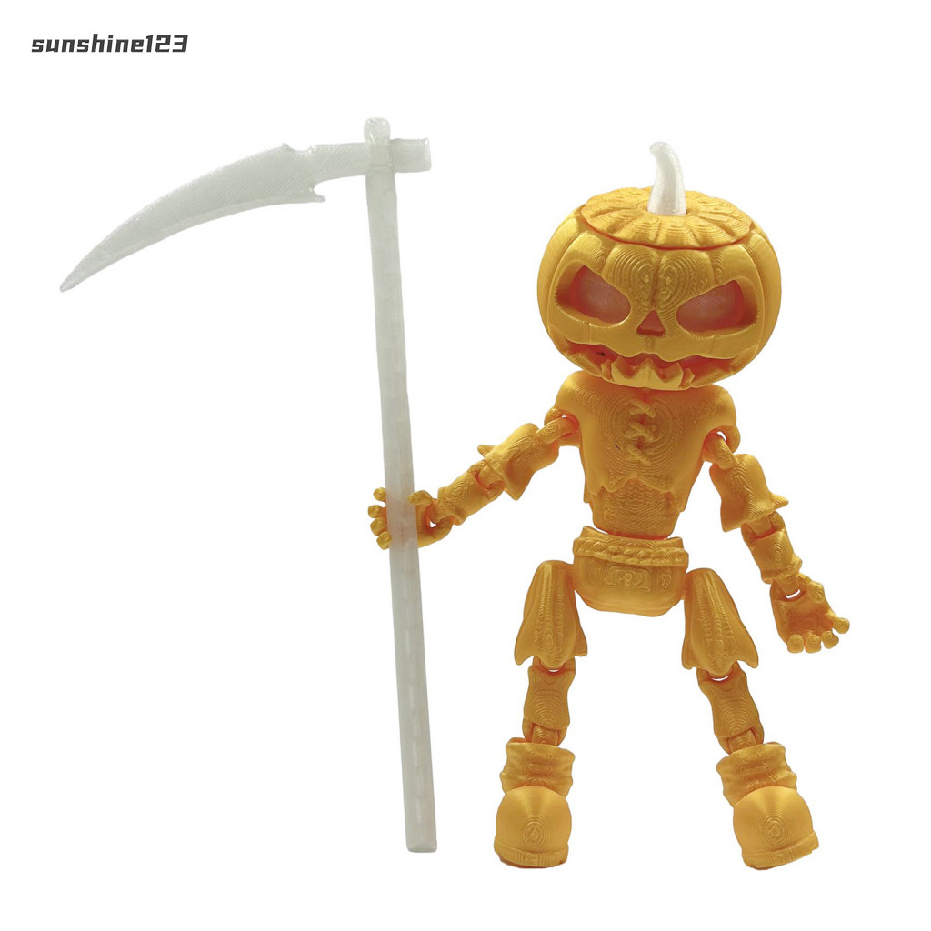 3d Printed Pumpkin Toy Halloween Pumpkin Fidget Toy Flexible Pumpkin ...