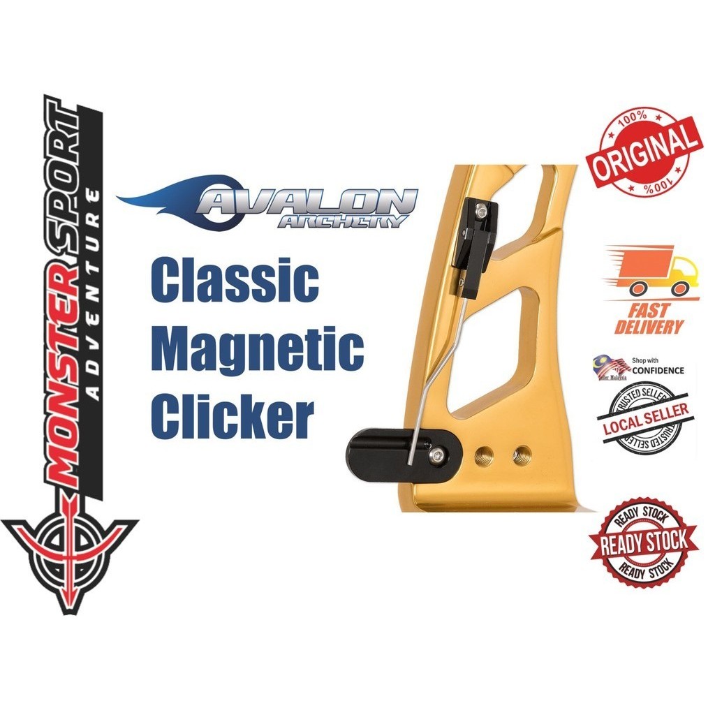 Avalon Archery Classic Magnetic Clicker Riser Screw Mount Archery ...