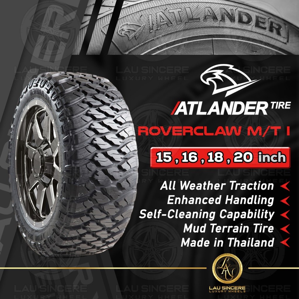 Atlander ROVERCLAW M/T I Car Tyre Tayar | Shopee Malaysia
