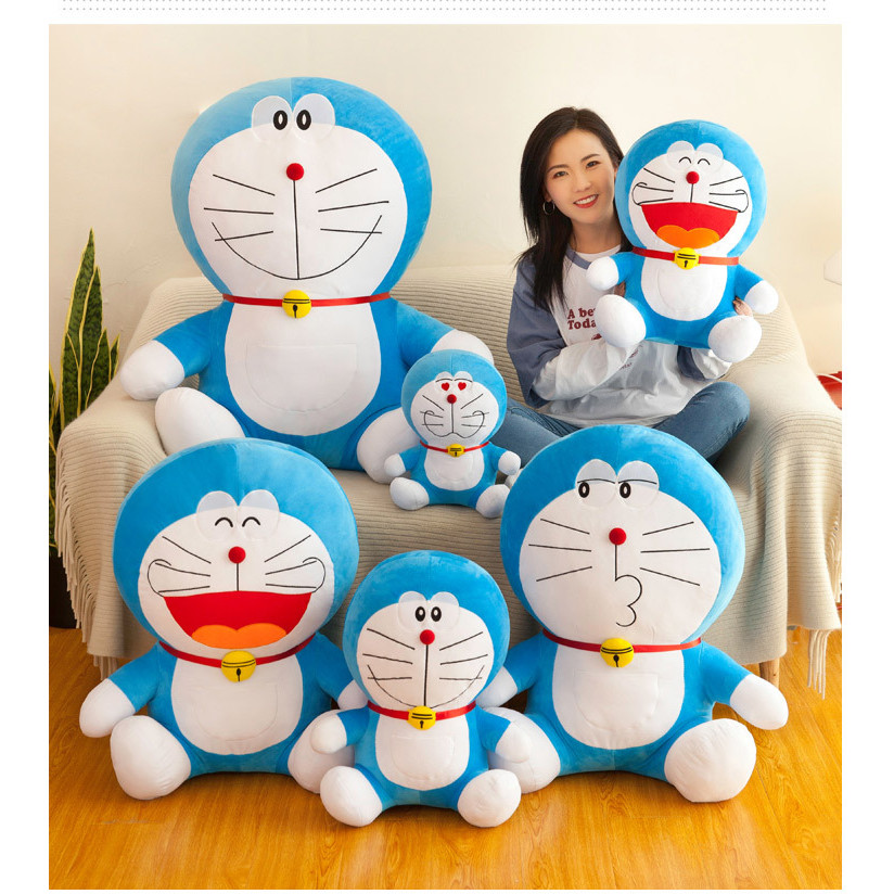 Doraemon Cute Doremon Cat Stuffed Animal Size 35-100cm - Thingkids ...
