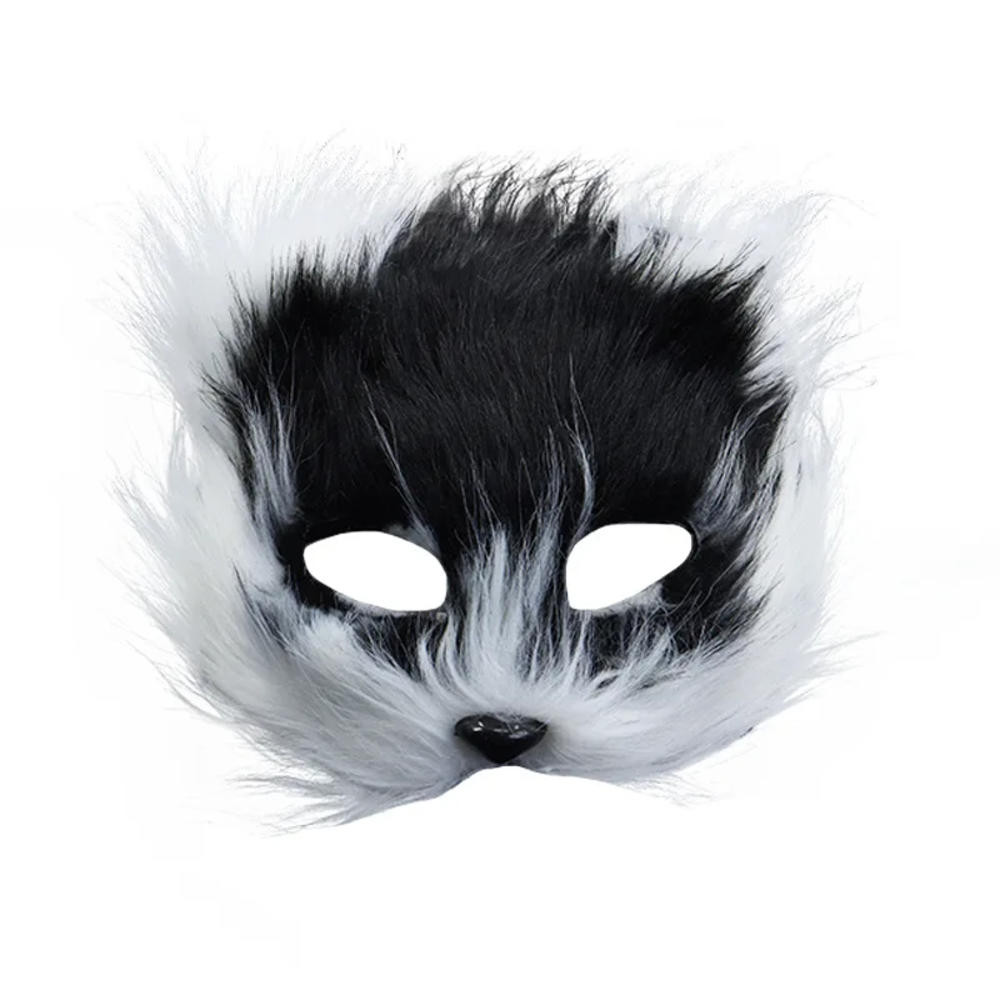 Therian Mask Plush Cat Fox Mask Cat Mask Therian Stuff Animal Mask ...
