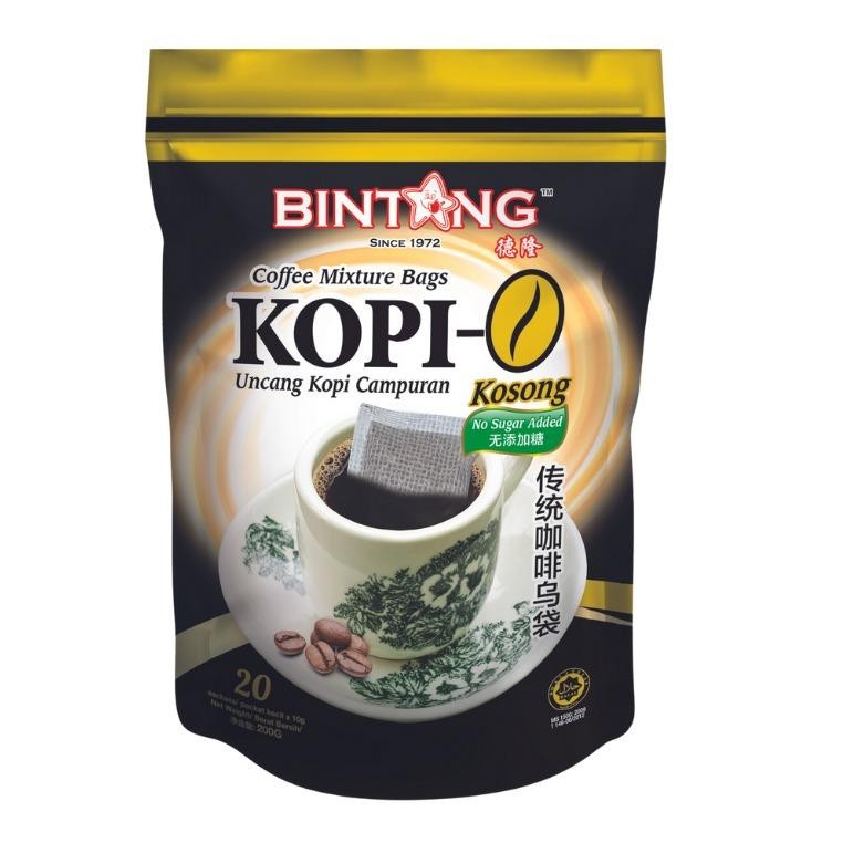 Bintang Kopi-O Coffee Mixture Bags Uncang Kopi Campuran Kosong 200g ...