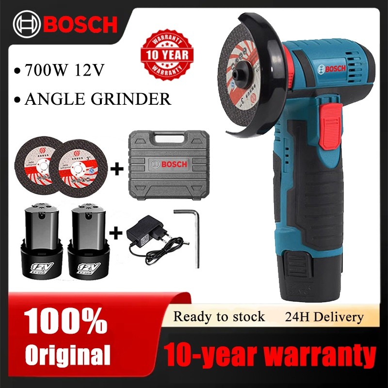 Bosch 12V Cordless Electric Angle Grinder Rechargeable Polishing ...