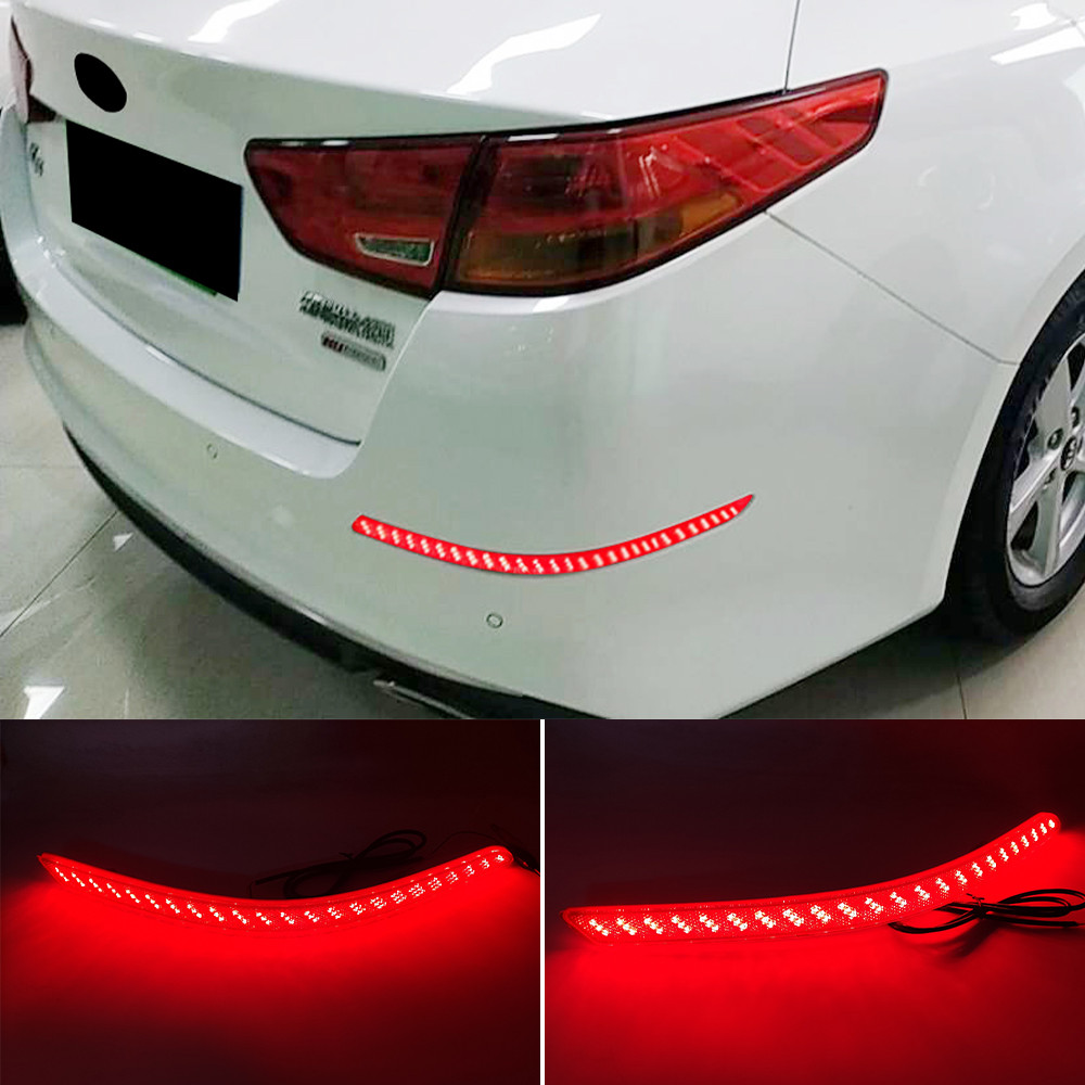 CSCSNL 2PCS LED Reflector For kia Optima K5 2014 2015 Car Tail Light ...