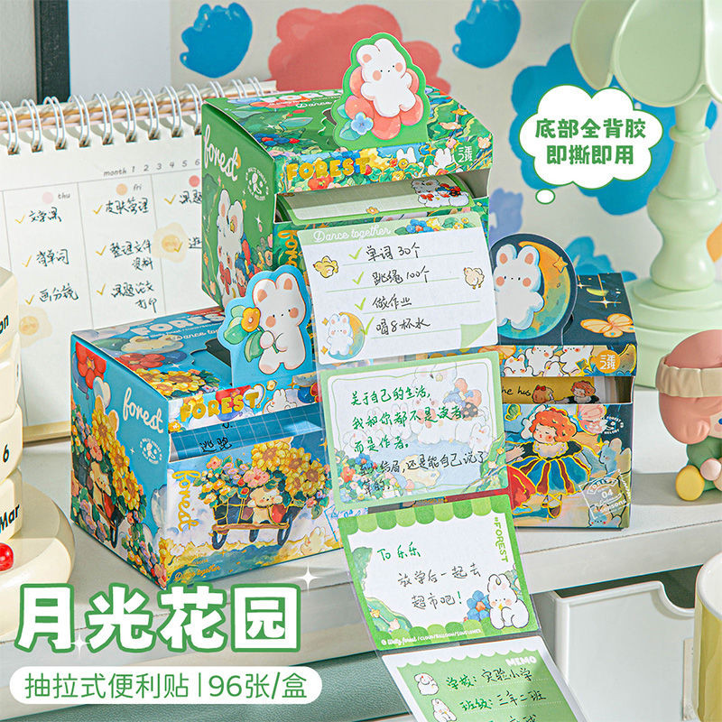 Class 2, Grade 3, Moonlight Garden pull-out sticky notes for Three ...