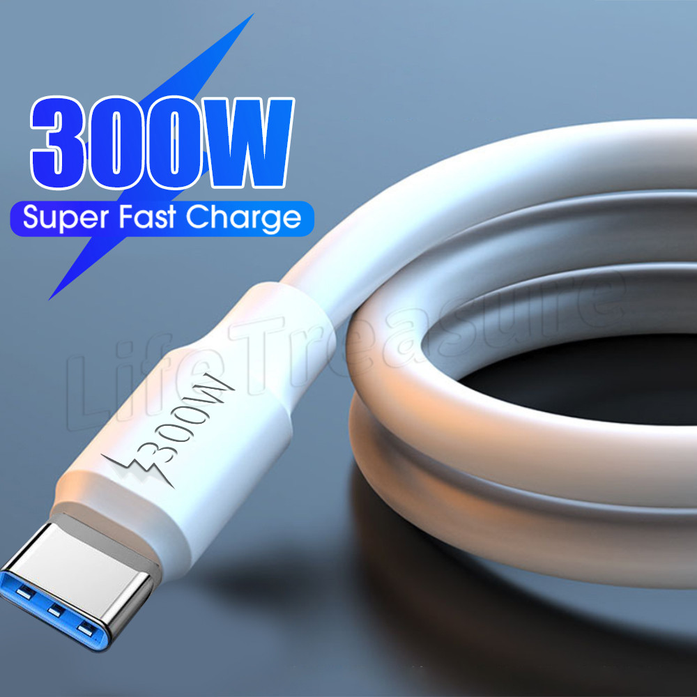 [ Featured ] 300W Fast Charging Cable - USB C Connectors - Type C Android Data Cord - High-speed ...