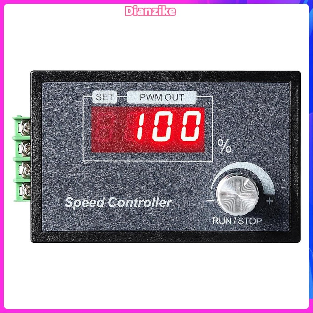 PWM DC Motor Speed Controller 6-60V 30A with Digital Display & Robust ...